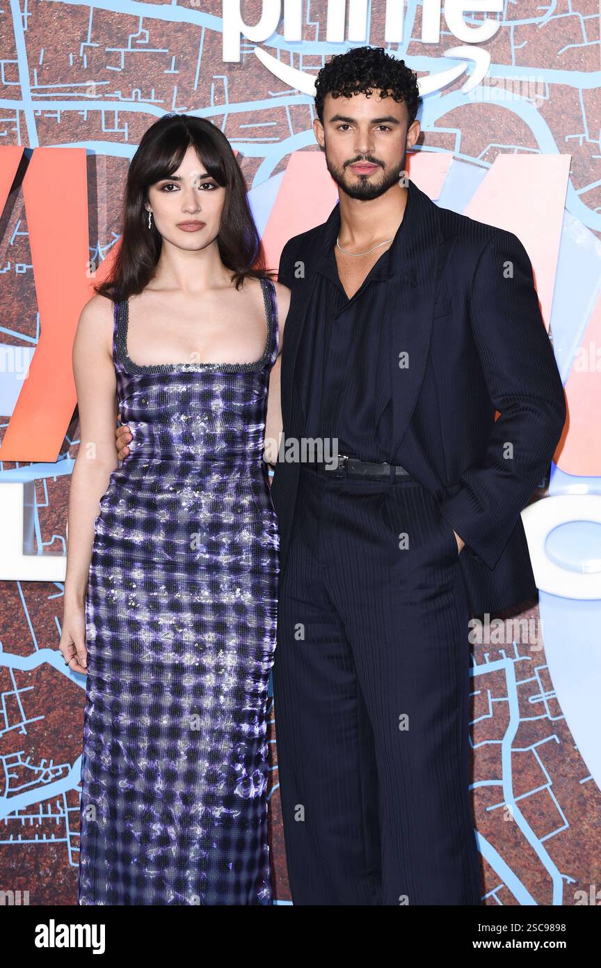 Asha Banks und Matthew Broome bei der Premiere des Amazon Prime Video ...