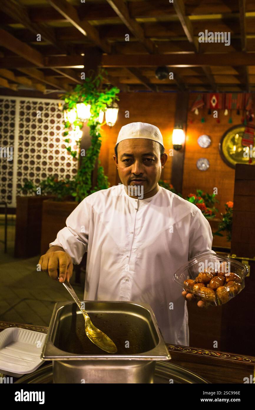 DUBAI, UAE - NOVEMBER 3: Street cafe in Dubai Marina. In the city of ...