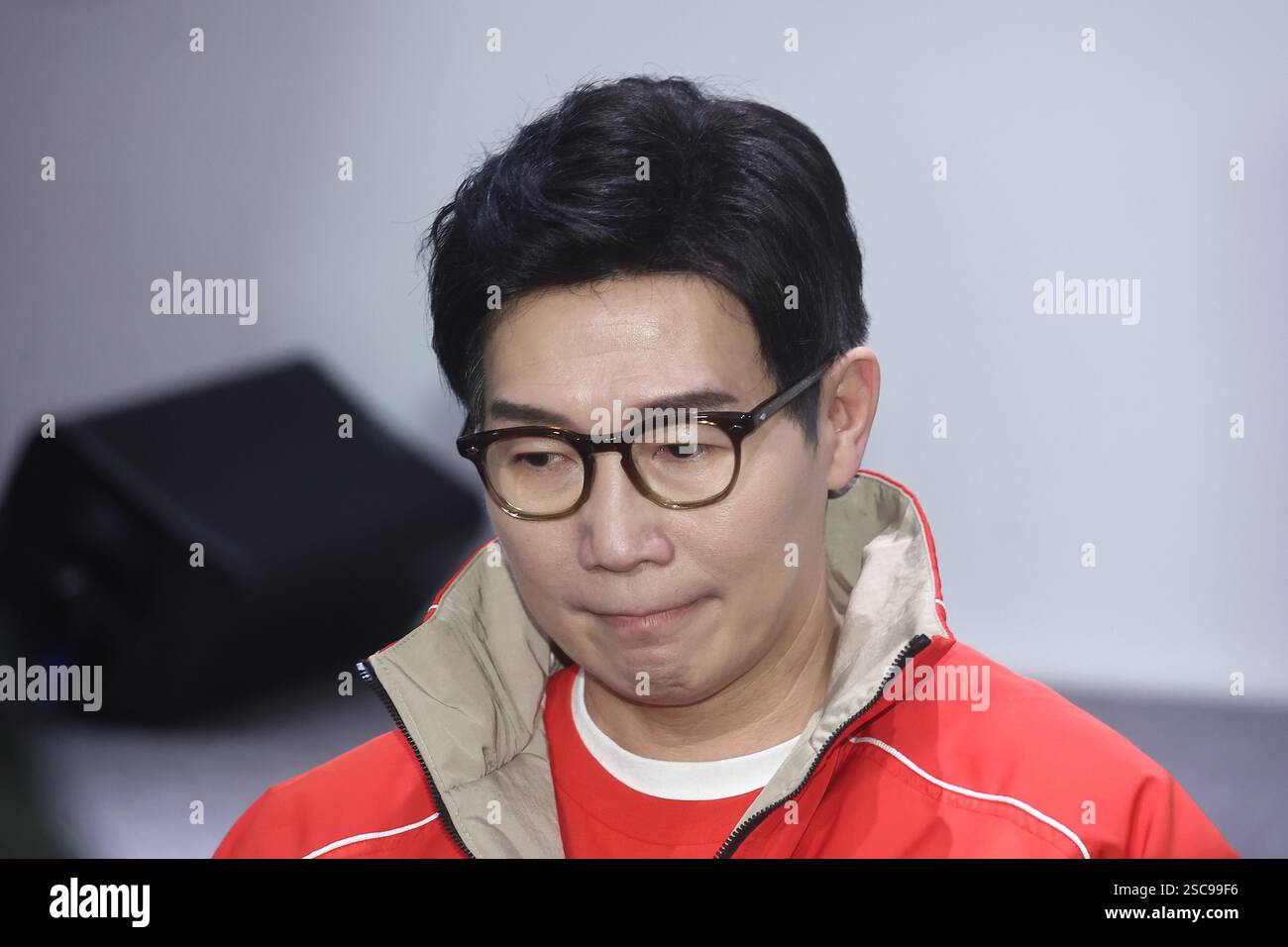 Malaysian Chinese singer Victor Wong attends an activity in Taipei City ...