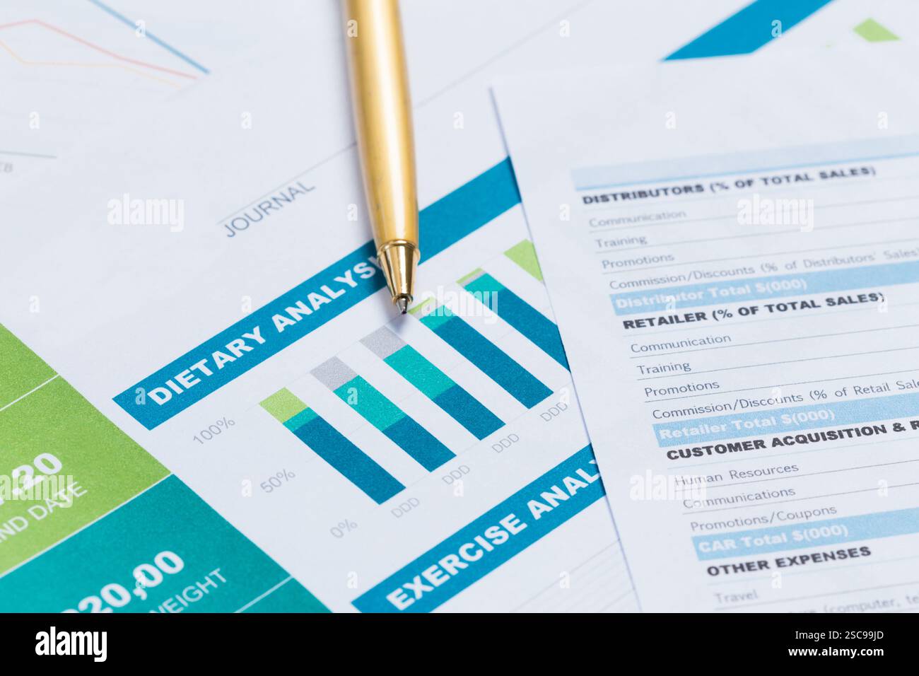 financial graph and chart Stock Photo - Alamy