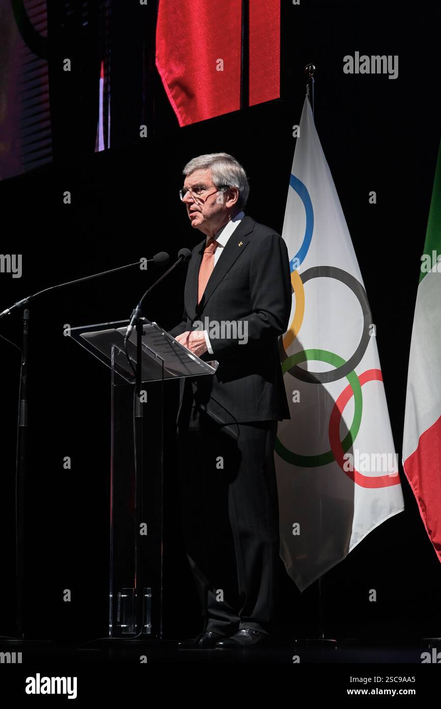 Milano, Milano. 06th Feb, 2025. Thomas Bach all' Evento celebrativo del ...