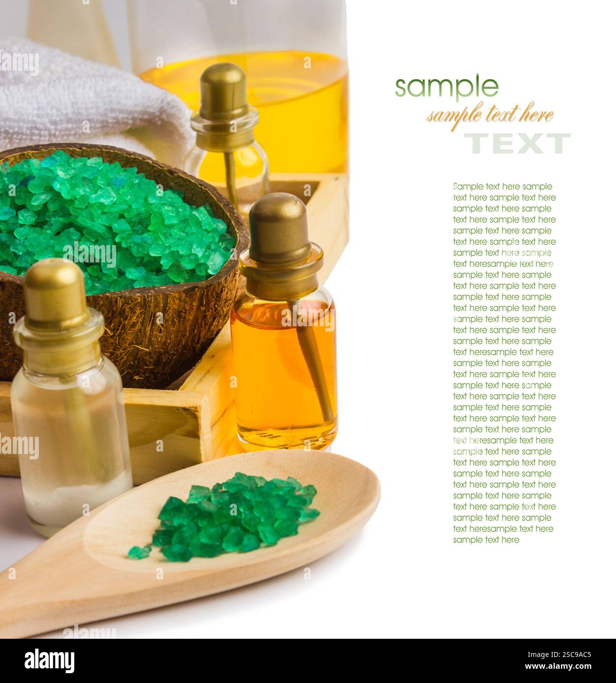 spa treatments and personal hygiene products Stock Photo - Alamy