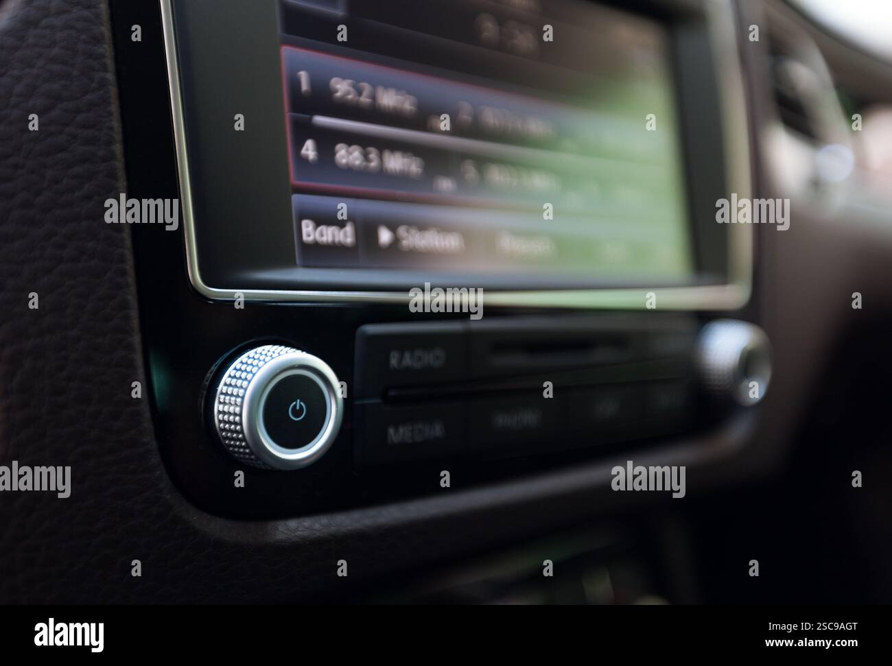 Smart multimedia touchscreen system for automobile Stock Photo - Alamy