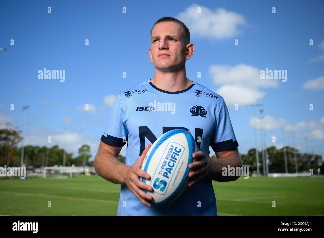 Sydney, Australia. 06th Feb, 2025. NSW Waratahs player Max Jorgensen ...