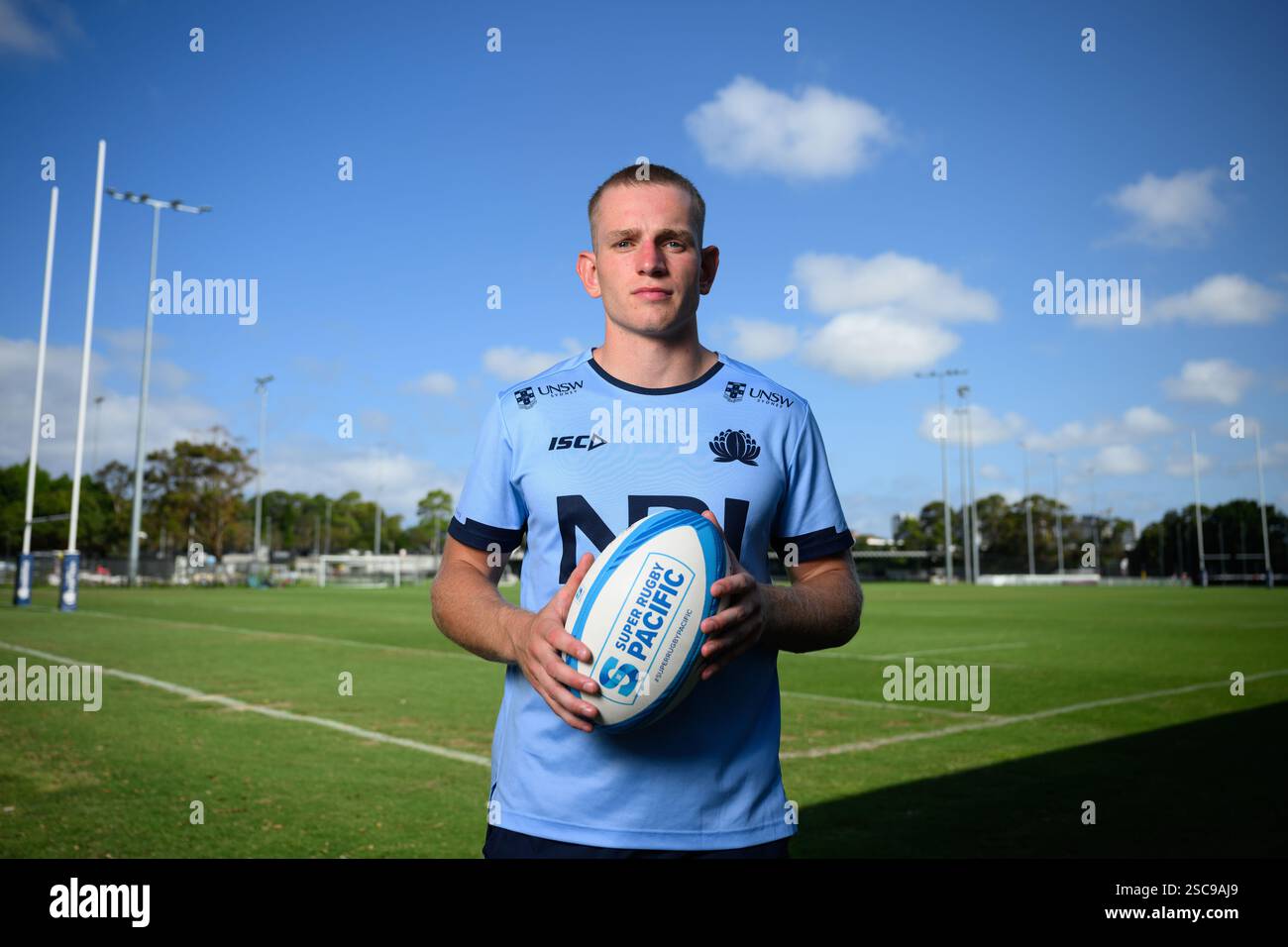 Sydney, Australia. 06th Feb, 2025. NSW Waratahs player Max Jorgensen ...