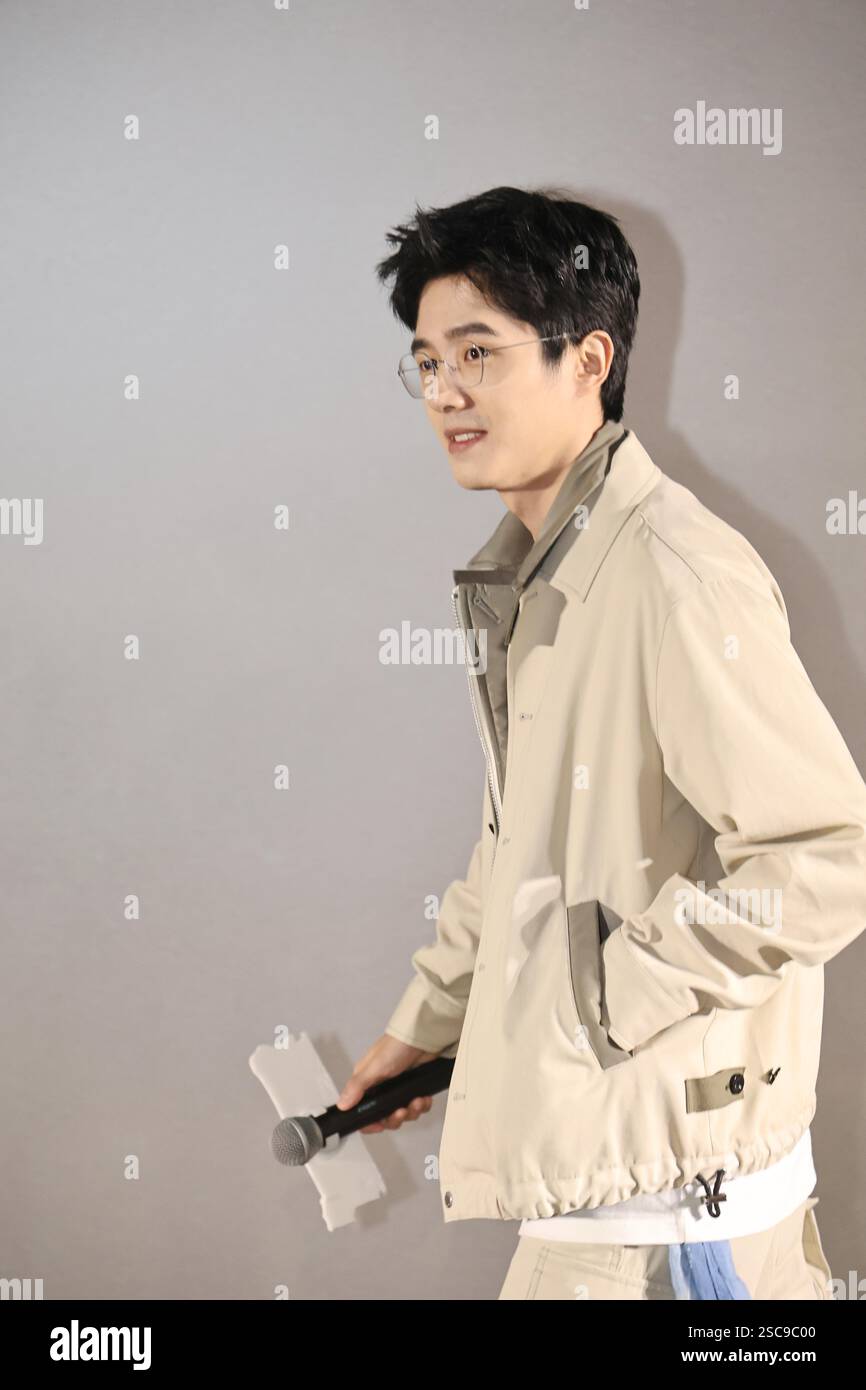 Chinese actor Liu Haoran attends an activity in Nantong City, east ...