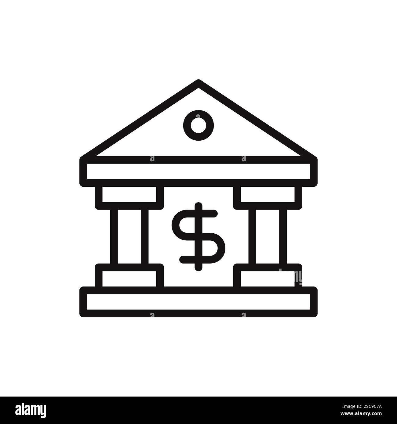 Government building icon bank hi-res stock photography and images - Alamy