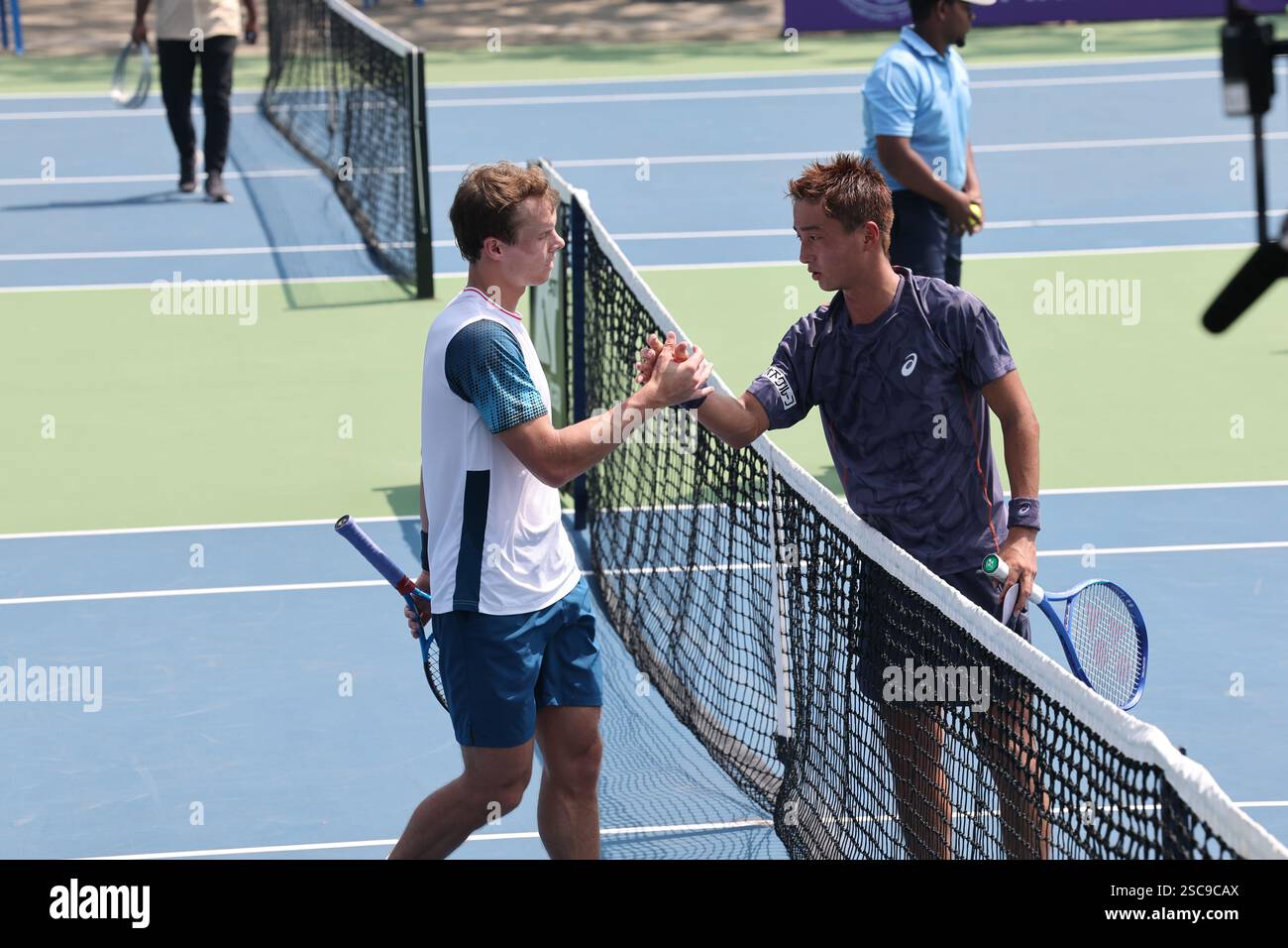 Chennai, India. 06th Feb, 2025. Chennai Open 2025: Shintaro MOCHIZUKI ...