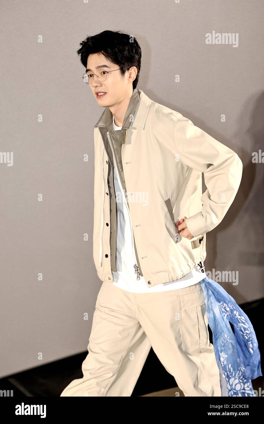 Chinese actor Liu Haoran attends an activity in Nantong City, east ...