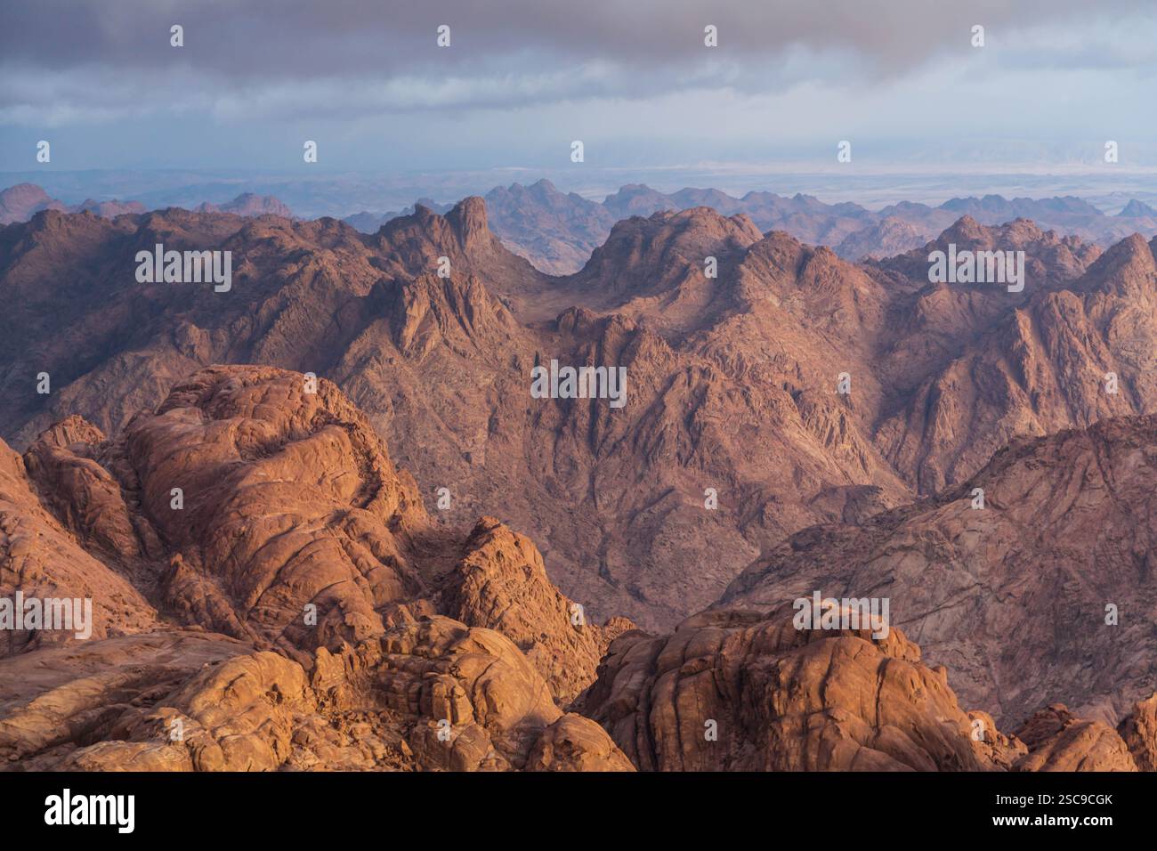 Amazing Sunrise at Sinai Mountain, Beautiful dawn in Egypt, early ...