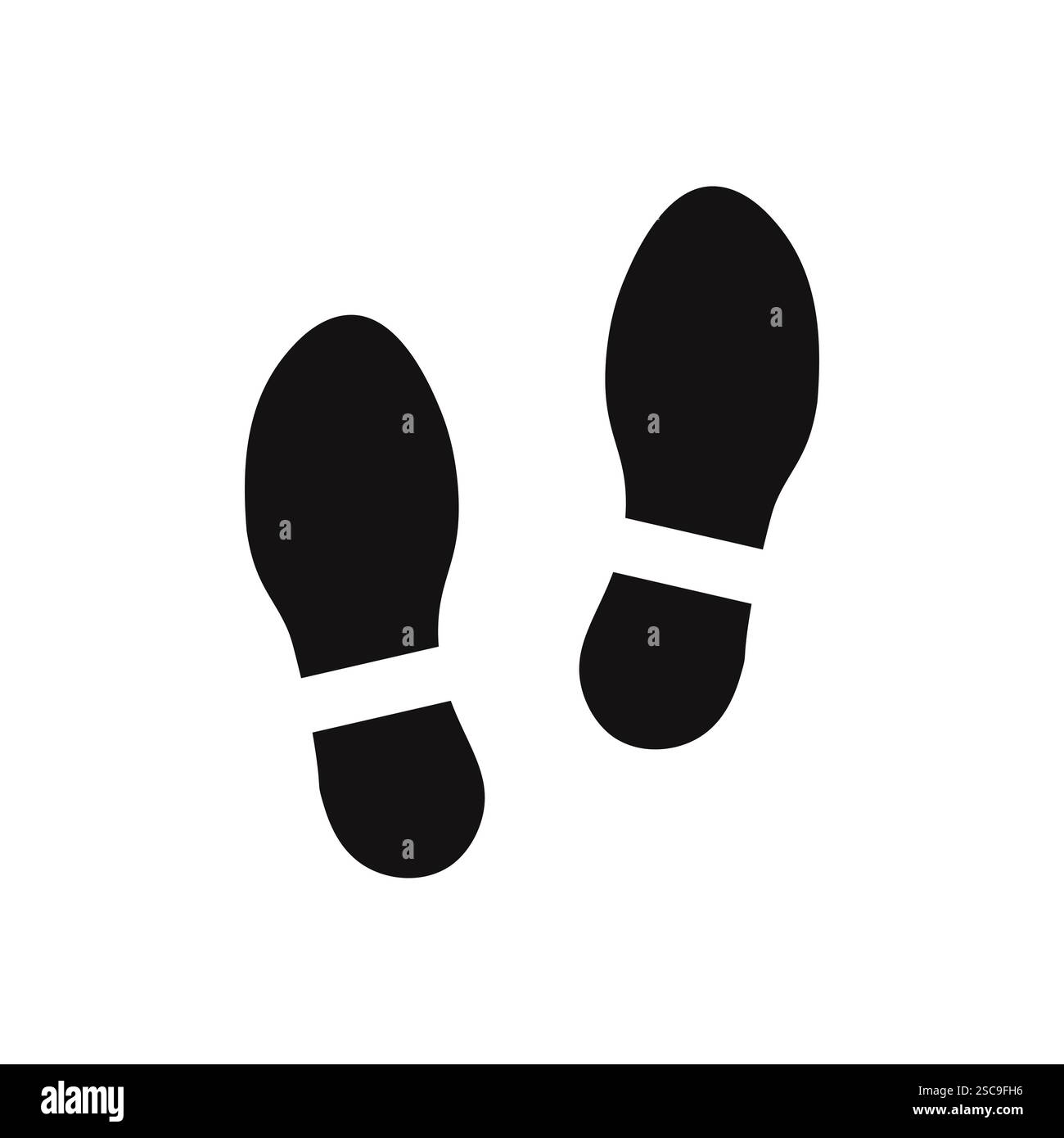 Footprint icon. Footstep symbol. Vector illustration Stock Vector Image ...