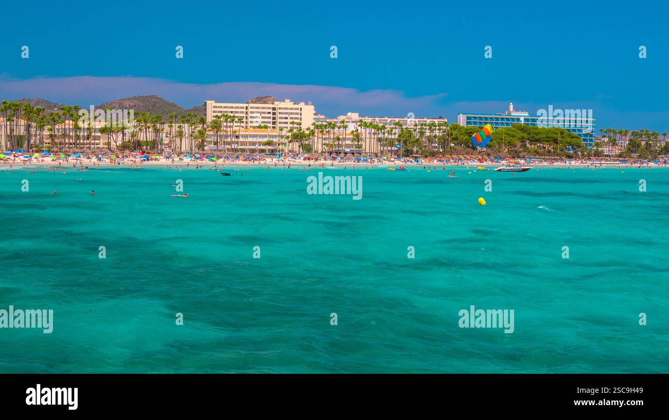 Sa Coma, San Lorenzo del Cardezar Municipality, Mediterranean Sea ...