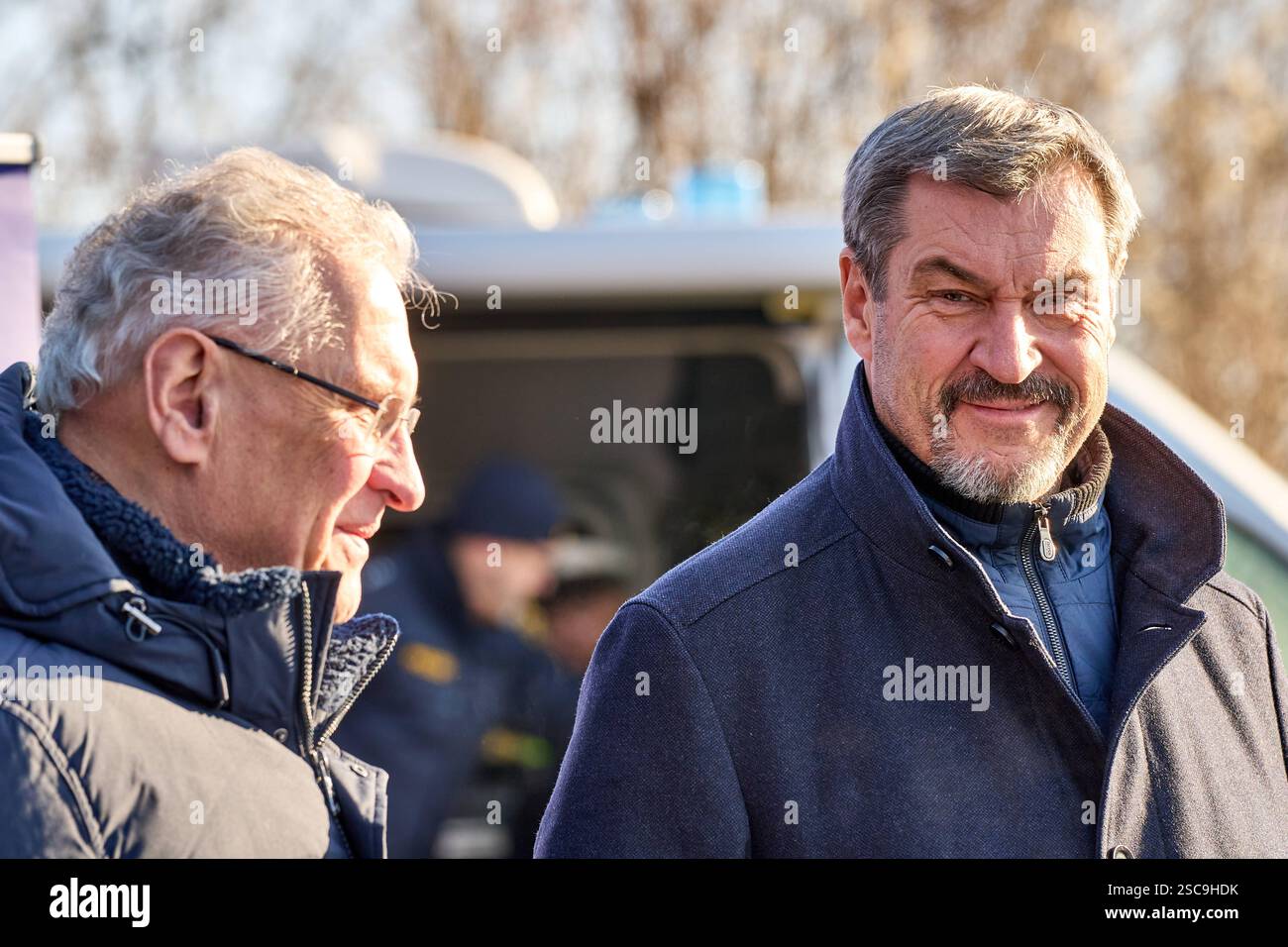 Oberaudorf, Bavaria, Germany - 6 February 2025: Dr. Markus Söder Prime ...