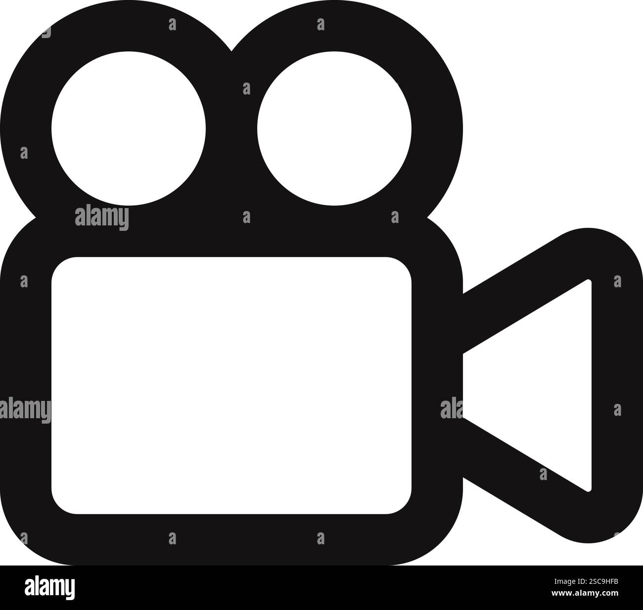 Movie symbol Stock Vector Images - Alamy