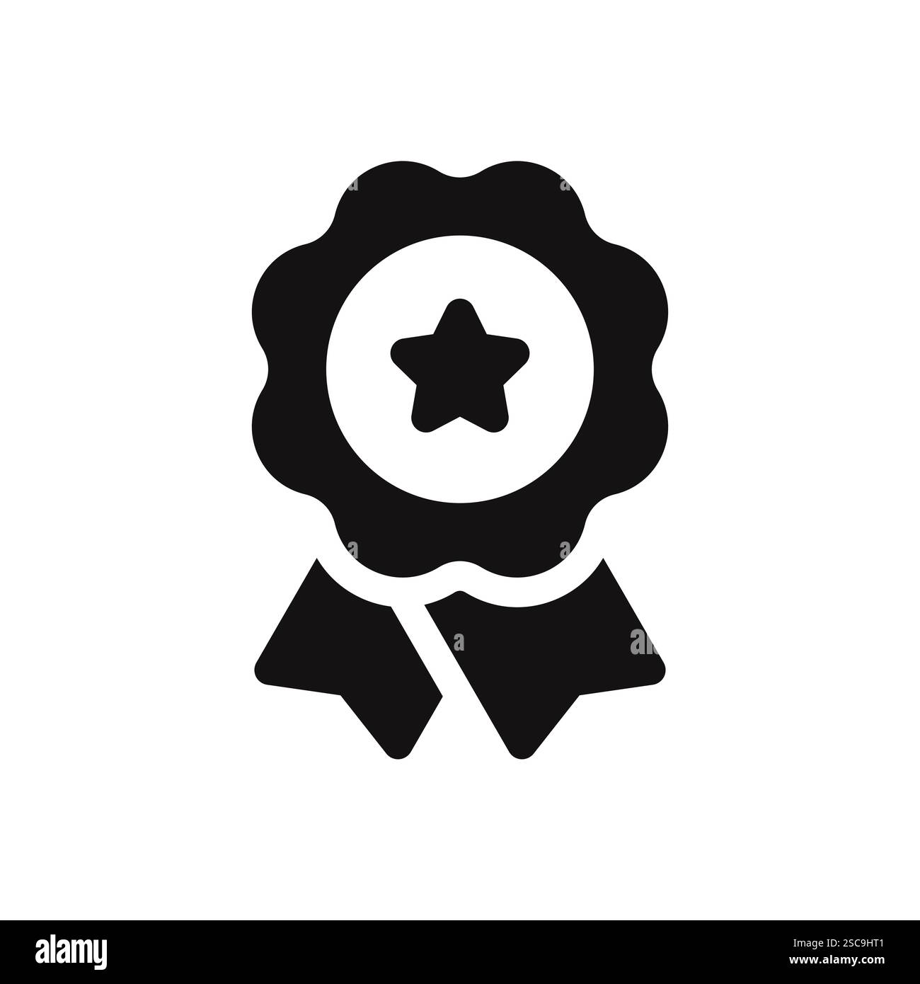 Quality certify badge icons set. Quality award ribbon symbol collection ...