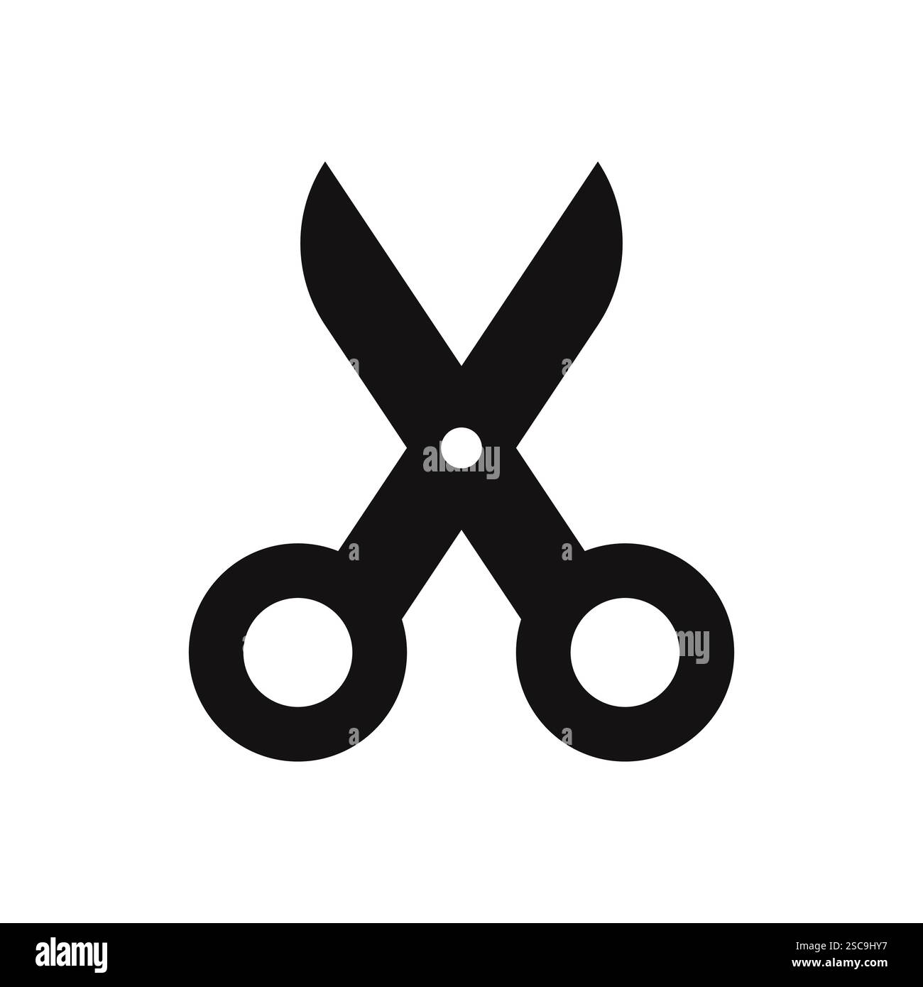 Scissors icon. Cutting symbol. Vector illustration Stock Vector Image ...