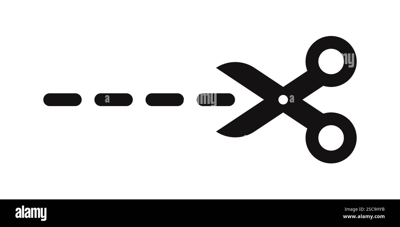 Scissors icon. Cutting symbol. Vector illustration Stock Vector Image ...