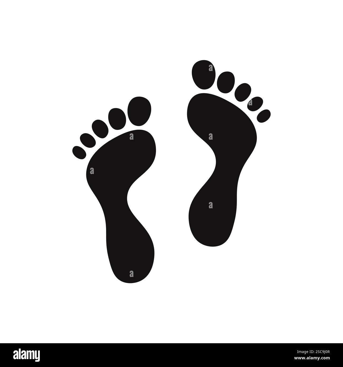Footprint icon. Footstep symbol. Vector illustration Stock Vector Image ...