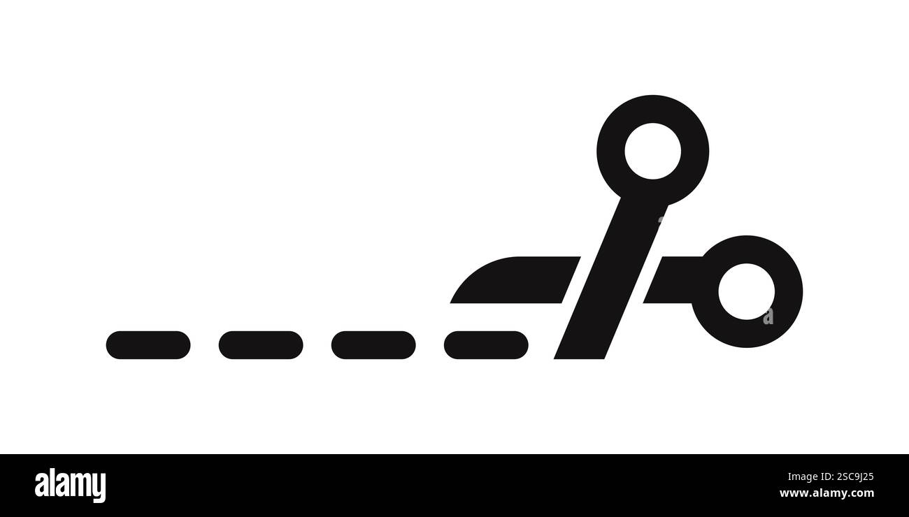 Scissors icon. Cutting symbol. Vector illustration Stock Vector Image ...
