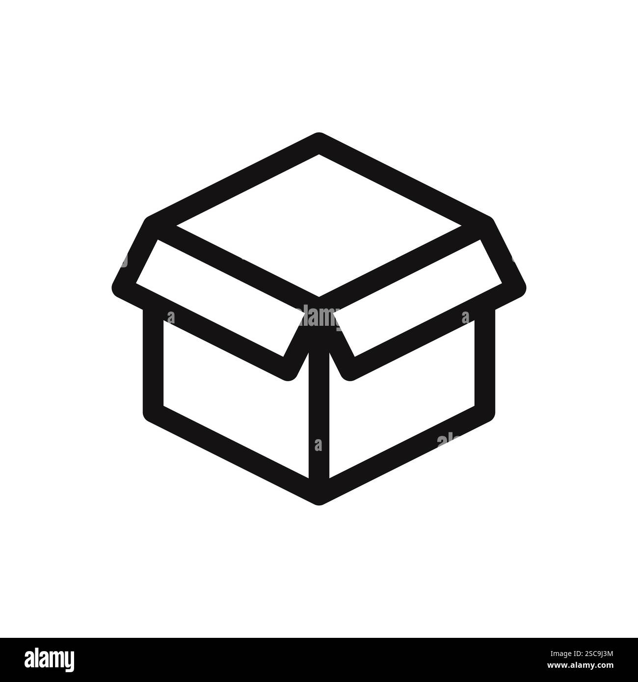 Box icon. Delivery, packaging, shipping, container symbol. Vector ...