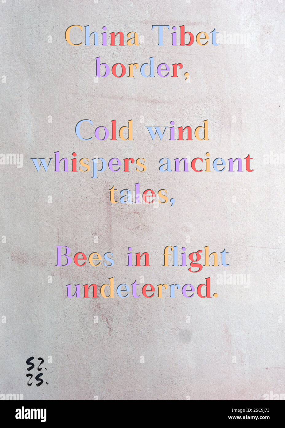 China Tibet border, Cold wind whispers ancient tales, Bees in flight ...