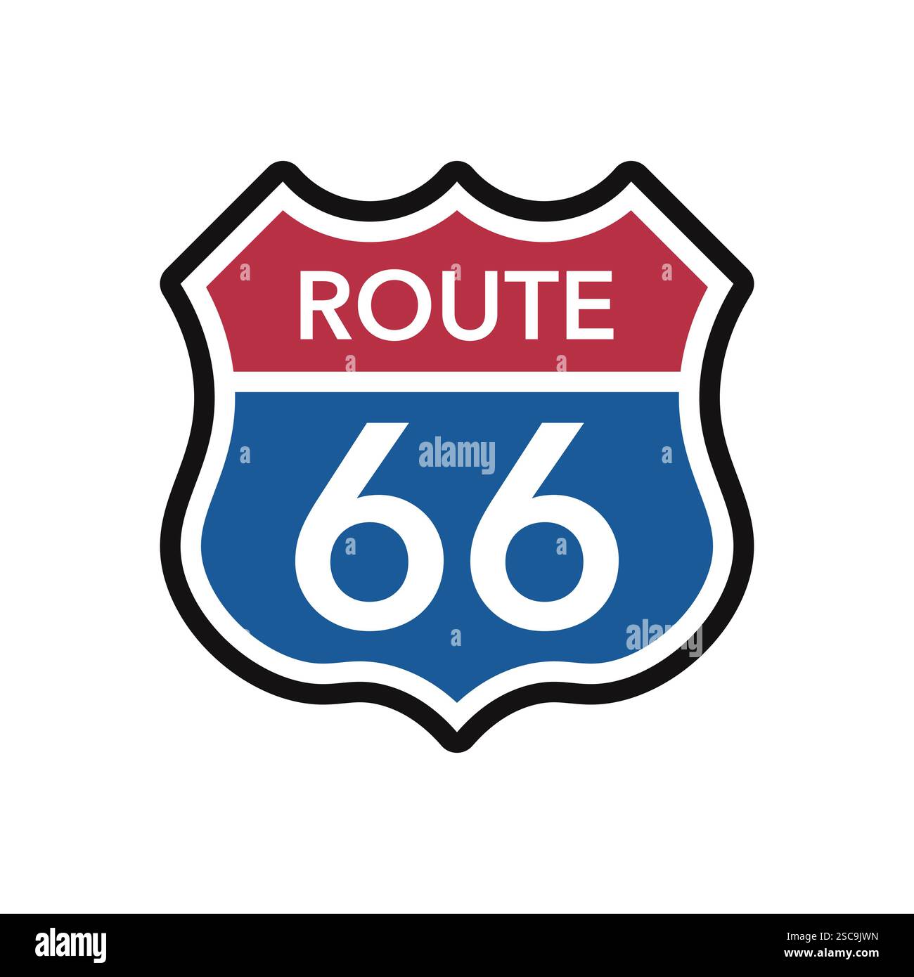 US Route sign. American route sign. Vector illustration Stock Vector ...