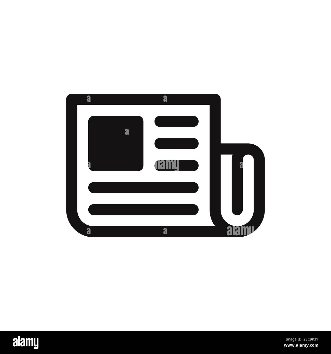Newspaper icon. News symbol. Vector illustration Stock Vector Image ...