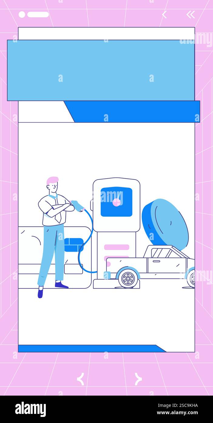 Vector Internet operation hand-drawn illustration of people getting ...