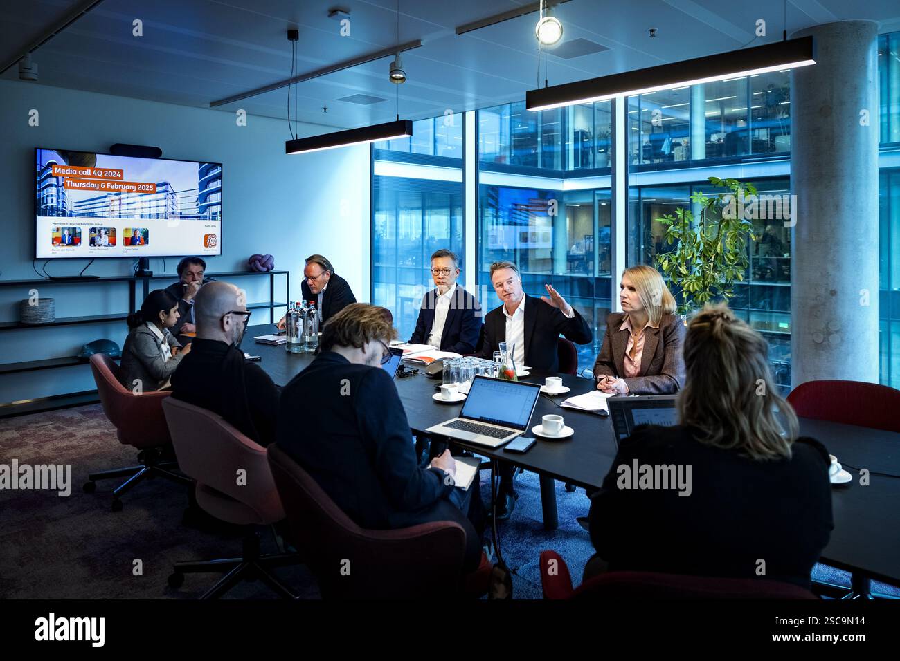 AMSTERDAM - CEO Steven van Rijswijk and CFO Tanate Phutrakul of ING ...