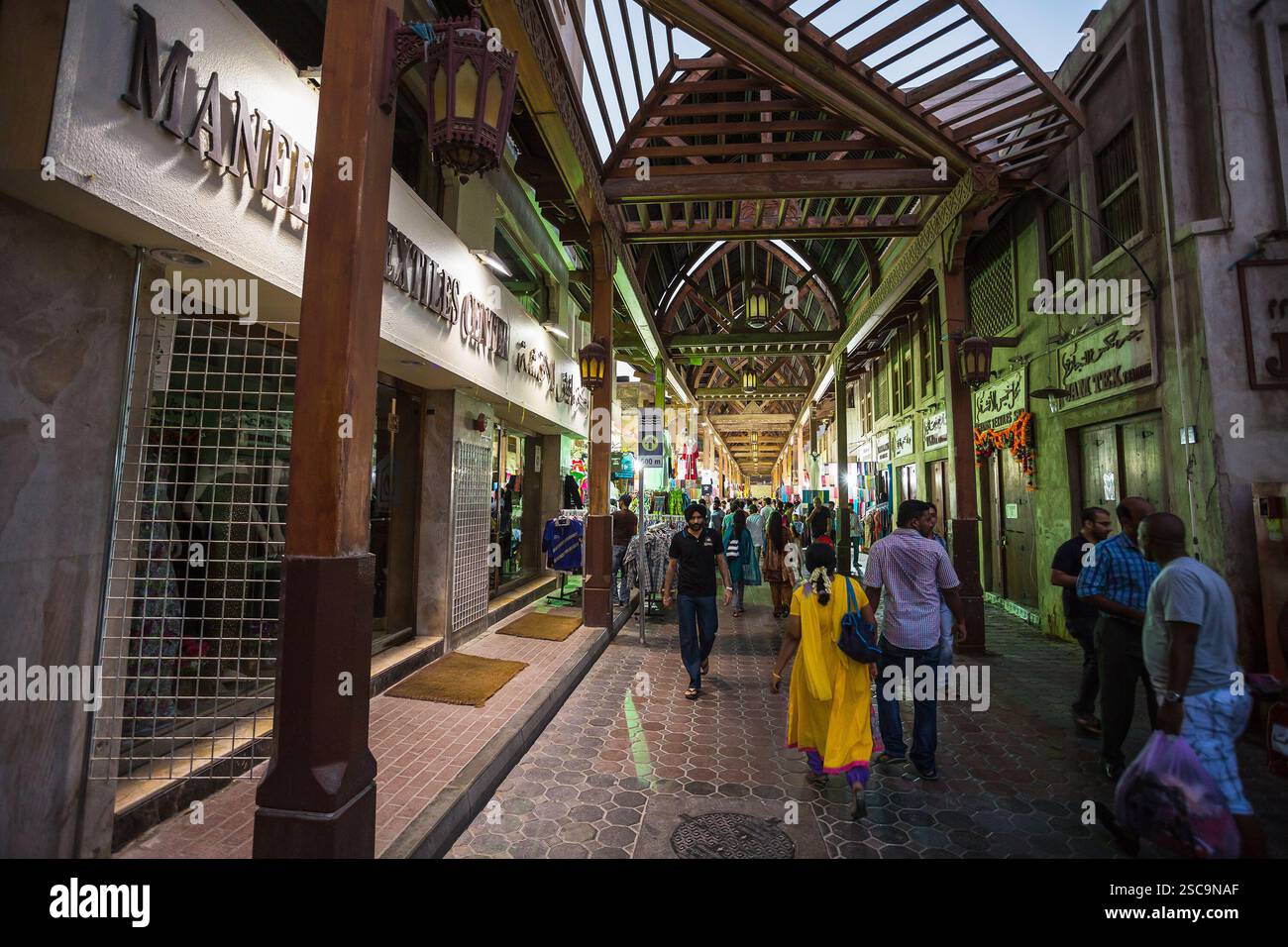 DUBAI, UAE-NOVEMBER 7: Street Market in Dubai Deira on November 7, 2013 ...