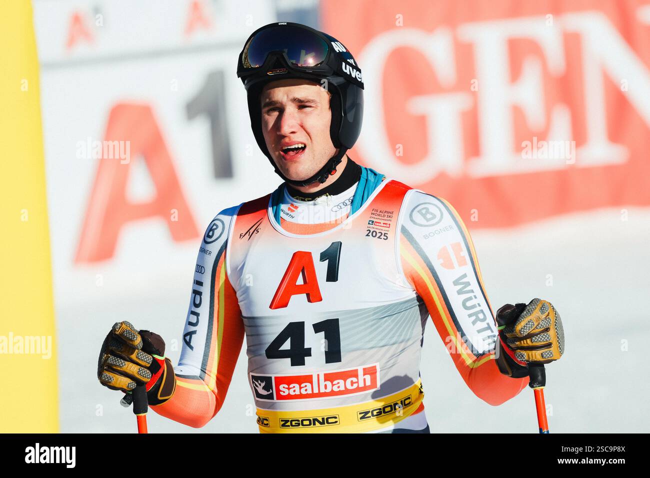Saalbach Hinterglemm, Austria. 06th Feb, 2025. Alpine Skiing: World ...