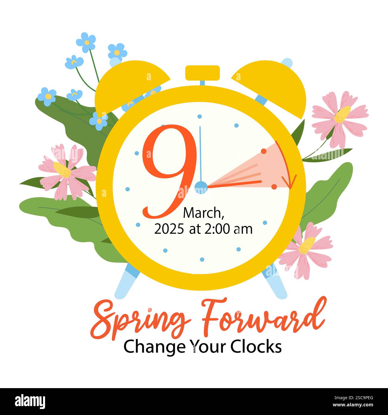 Daylight saving time united states Stock Vector Images - Alamy