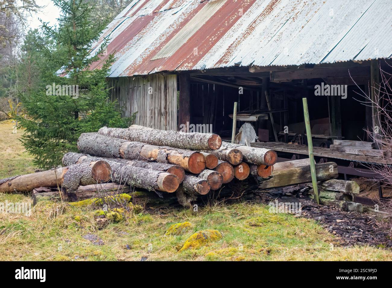 Old sawmill hi-res stock photography and images - Alamy