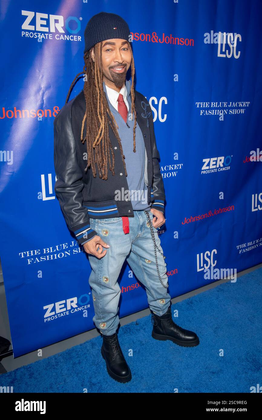 Ty Hunter attends the 9th Annual Blue Jacket Fashion Show. (Photo by ...