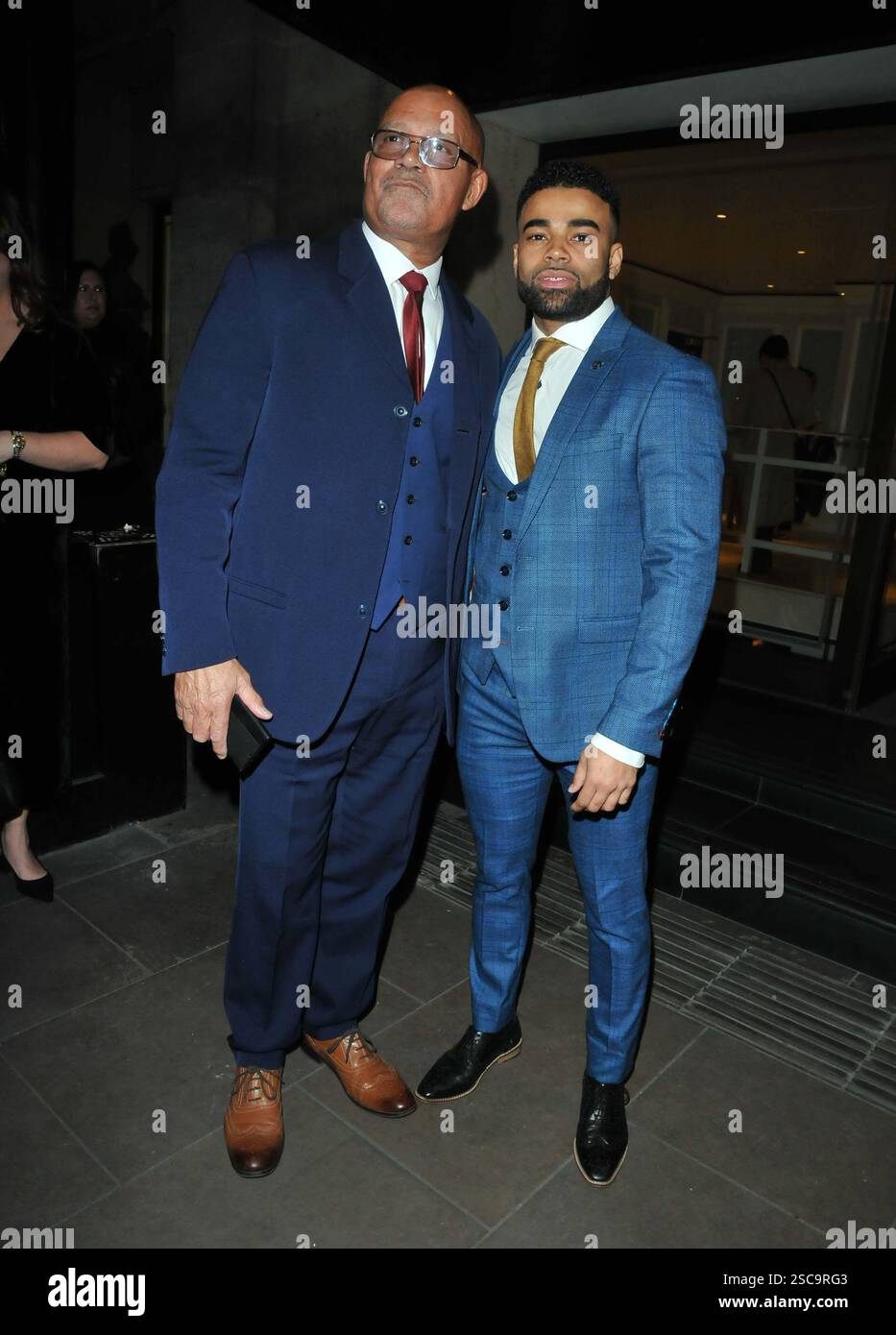 London, UK. 05th Feb, 2025. Louis Emerick and Malique Thompson-Dwyer at ...