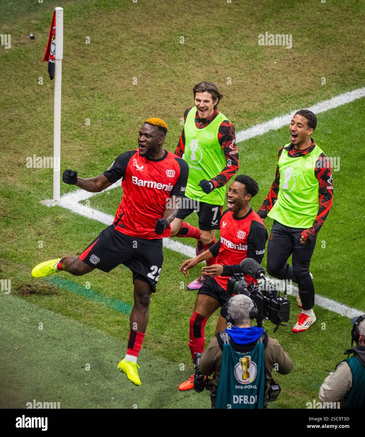 Leverkusen, Germany. 05th Feb 2025. Torjubel: Victor Boniface (LEV ...