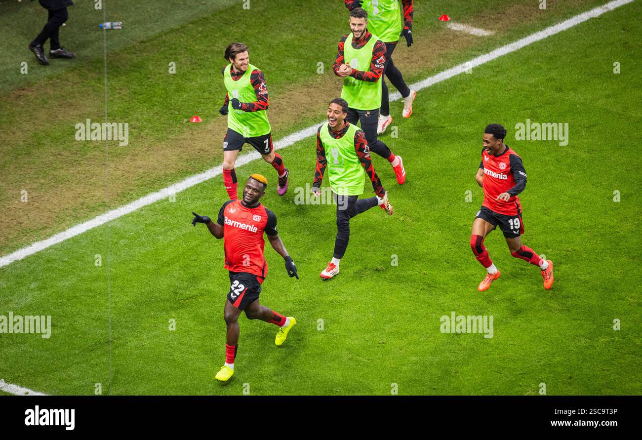 Leverkusen, Germany. 05th Feb 2025. Torjubel: Victor Boniface (LEV ...