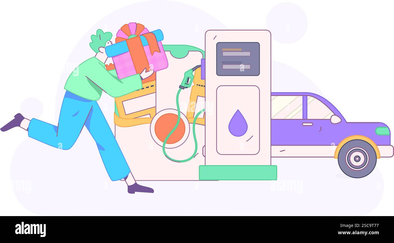 Vector Internet operation hand-drawn illustration of people getting ...