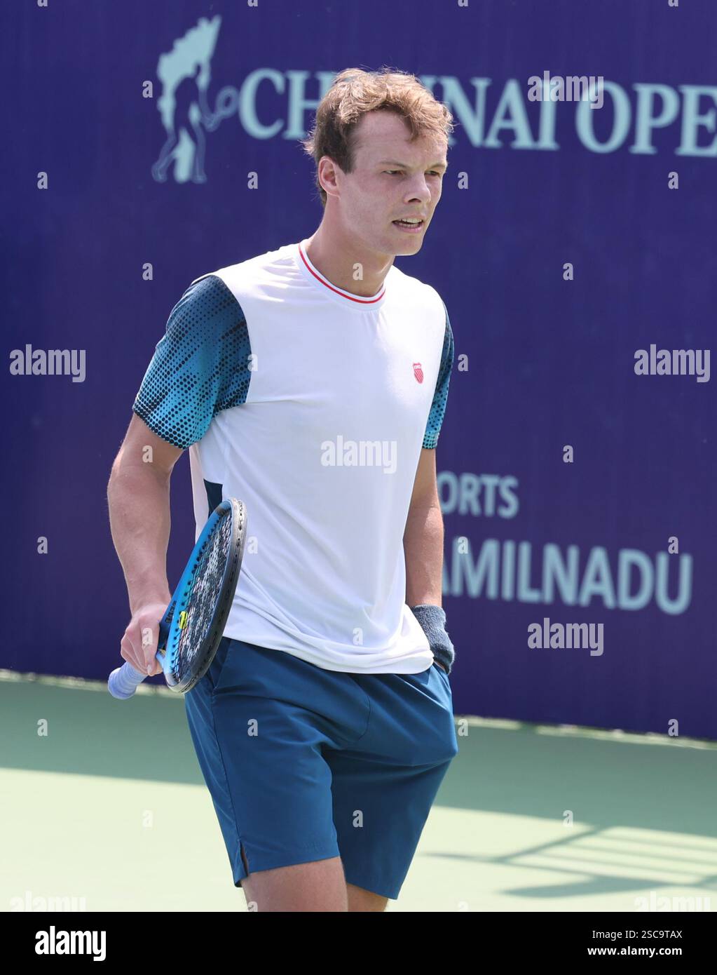 Chennai, India. 06th Feb, 2025. Chennai Open 2025: Shintaro MOCHIZUKI ...