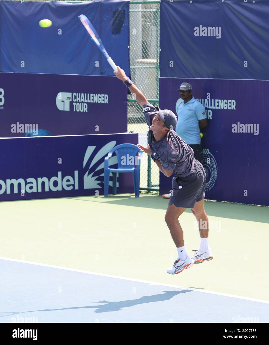 Chennai, India. 06th Feb, 2025. Chennai Open 2025: Shintaro MOCHIZUKI ...
