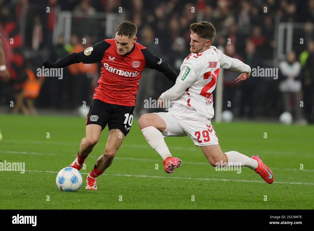 Leverkusen, Deutschland. 05th Feb, 2025. DFB-Pokal-Viertelfinale: Bayer 04 Leverkusen - 1. FC ...