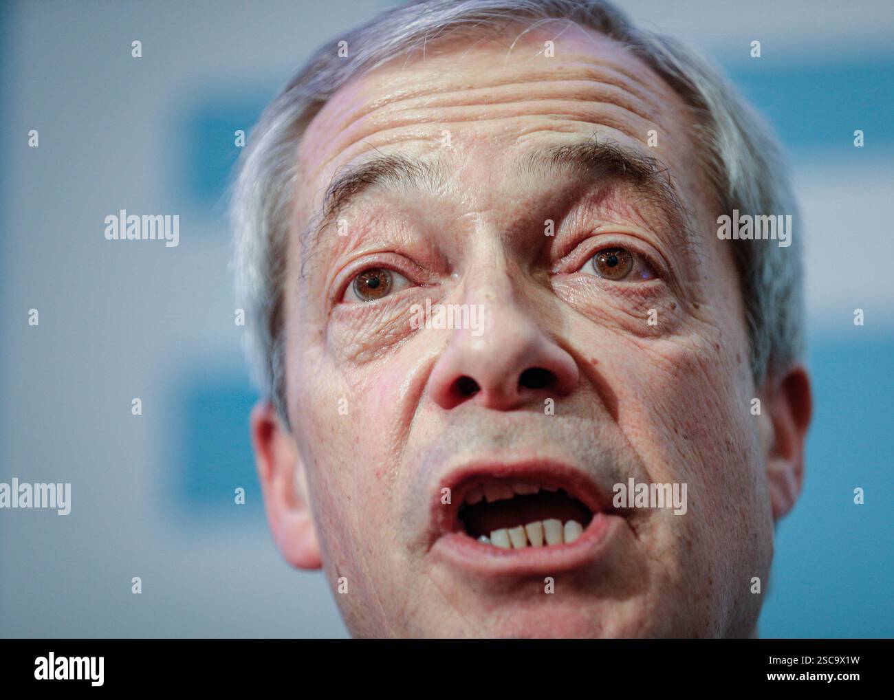 London, UK. 05th Feb, 2025. Nigel Farage, party founder and MP for ...