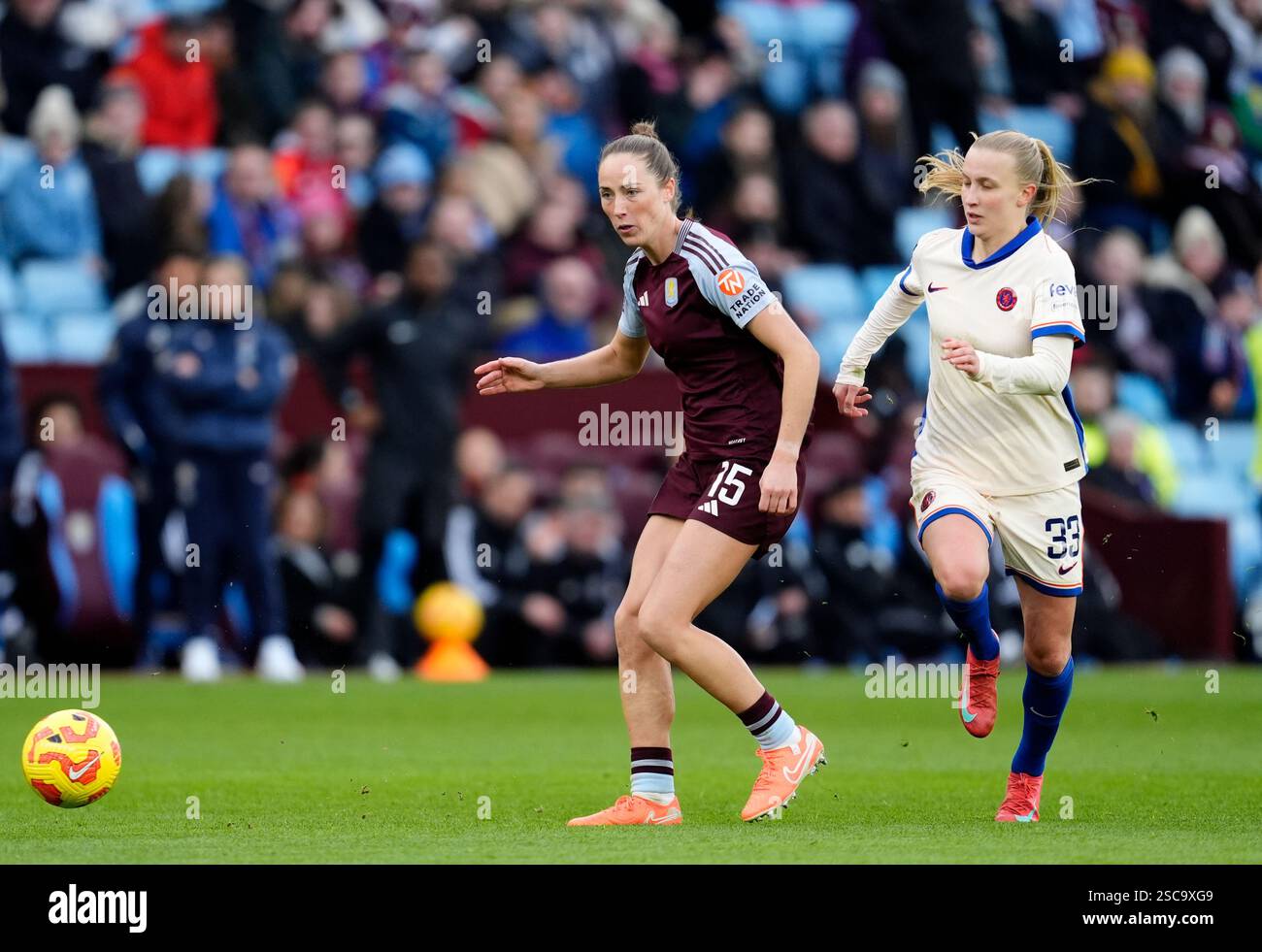 Aston Villa's Lucy Parker during the Barclays Women's Super League ...
