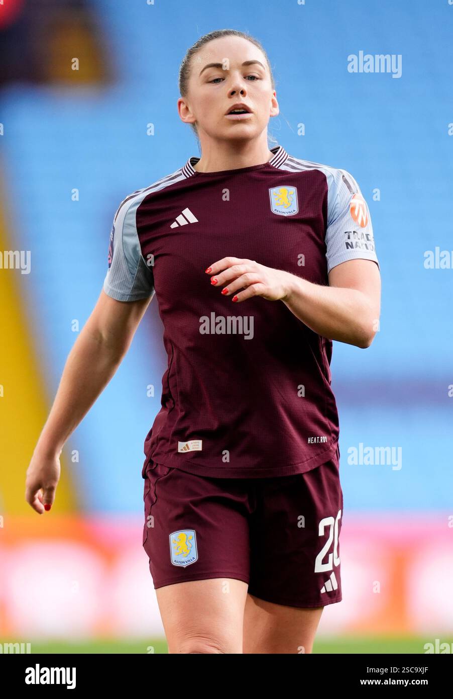 Aston Villa's Kirsty Hanson during the Barclays Women's Super League ...
