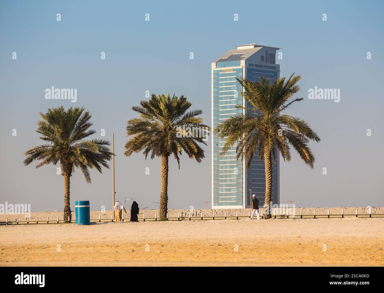 SHARJAH, UAE - NOVEMBER 01, 2013: General view of modern buildings in ...