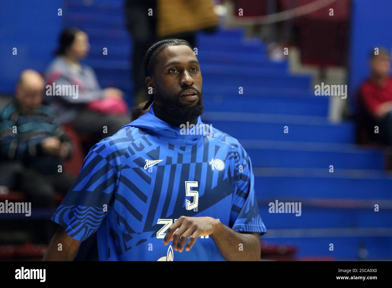 Saint Petersburg, Russia. 05th Feb, 2025. Okaro White (5) of Zenit in ...