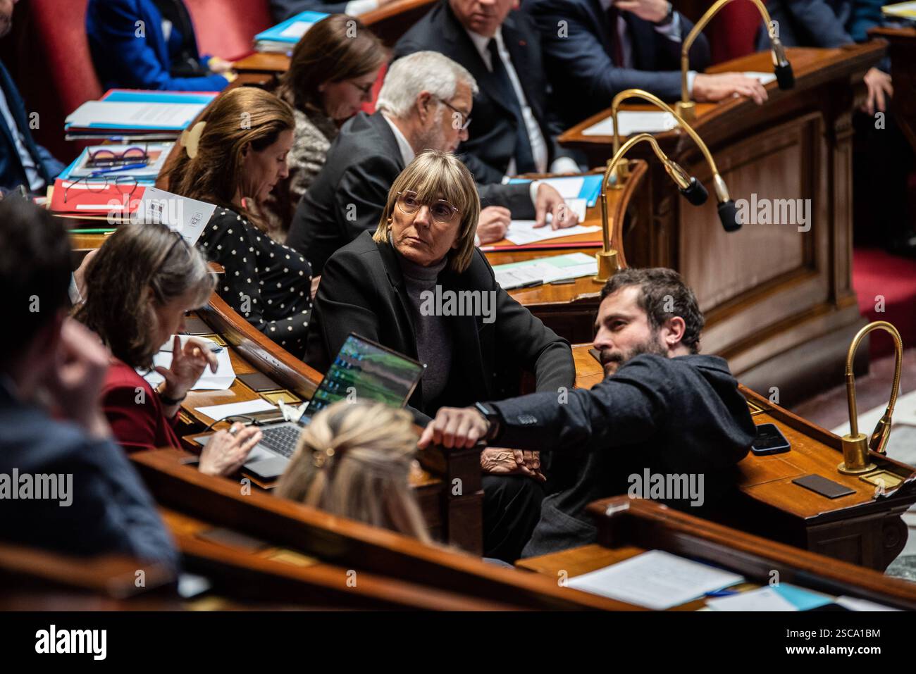 FRANCE-POLITICS-GOVERNMENT-PARLIAMENT Valerie Letard, Minister attached ...