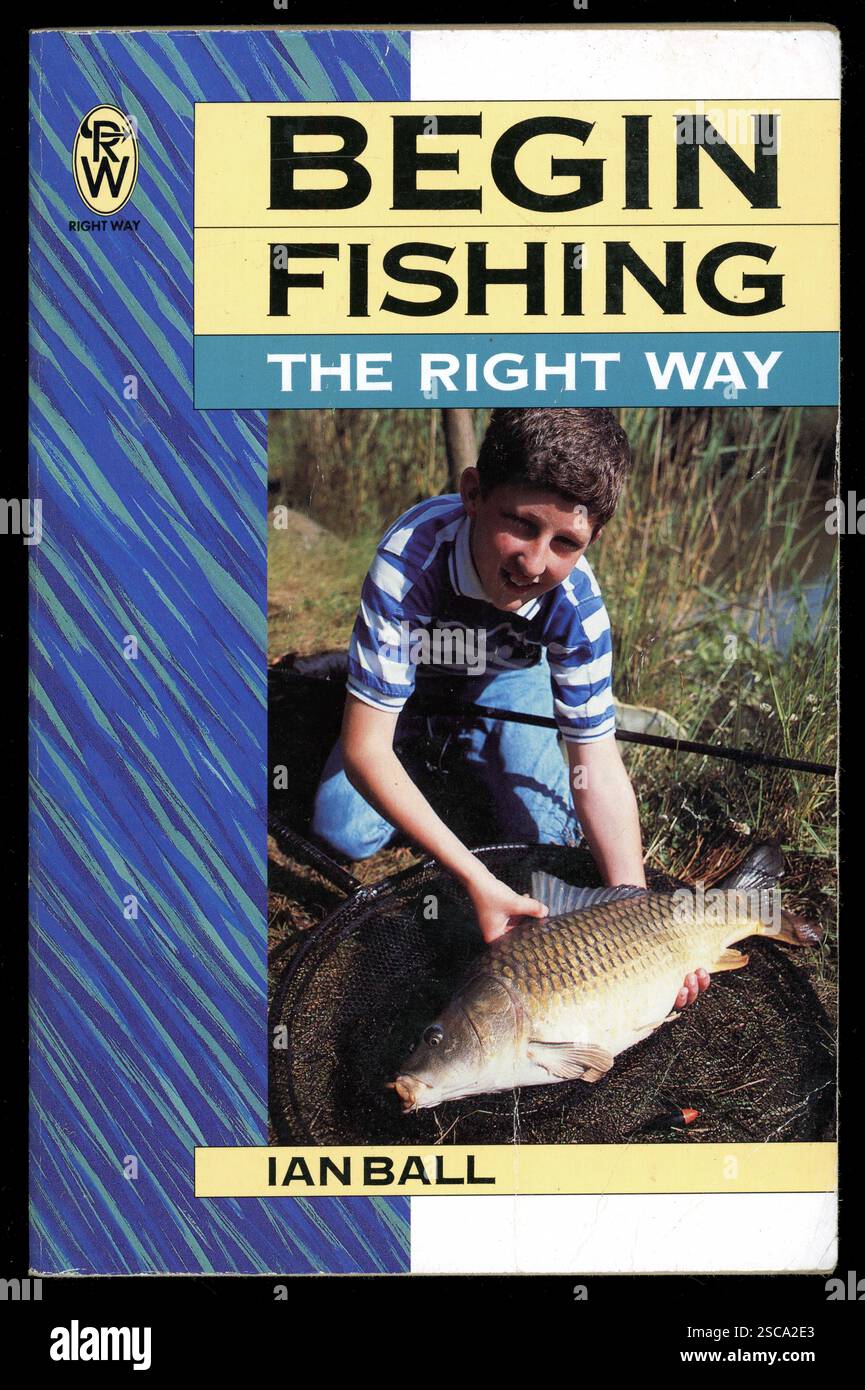 Used vintage 1980's children's paperback book "Begin Fishing the right ...