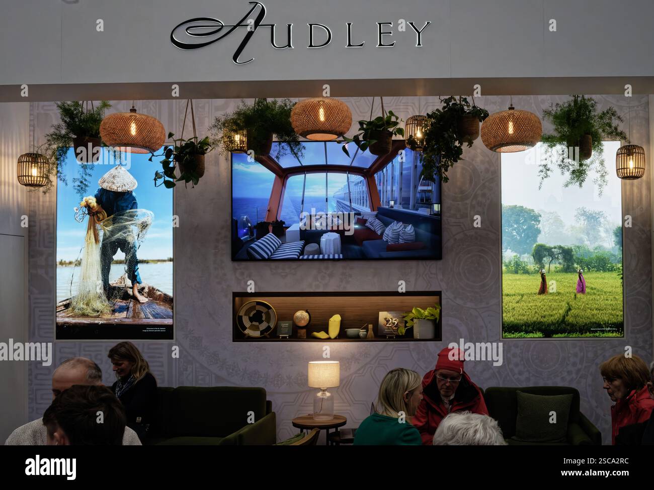 Audley Travel stand at the Sunday Times Travel Show, Olympia Conference ...