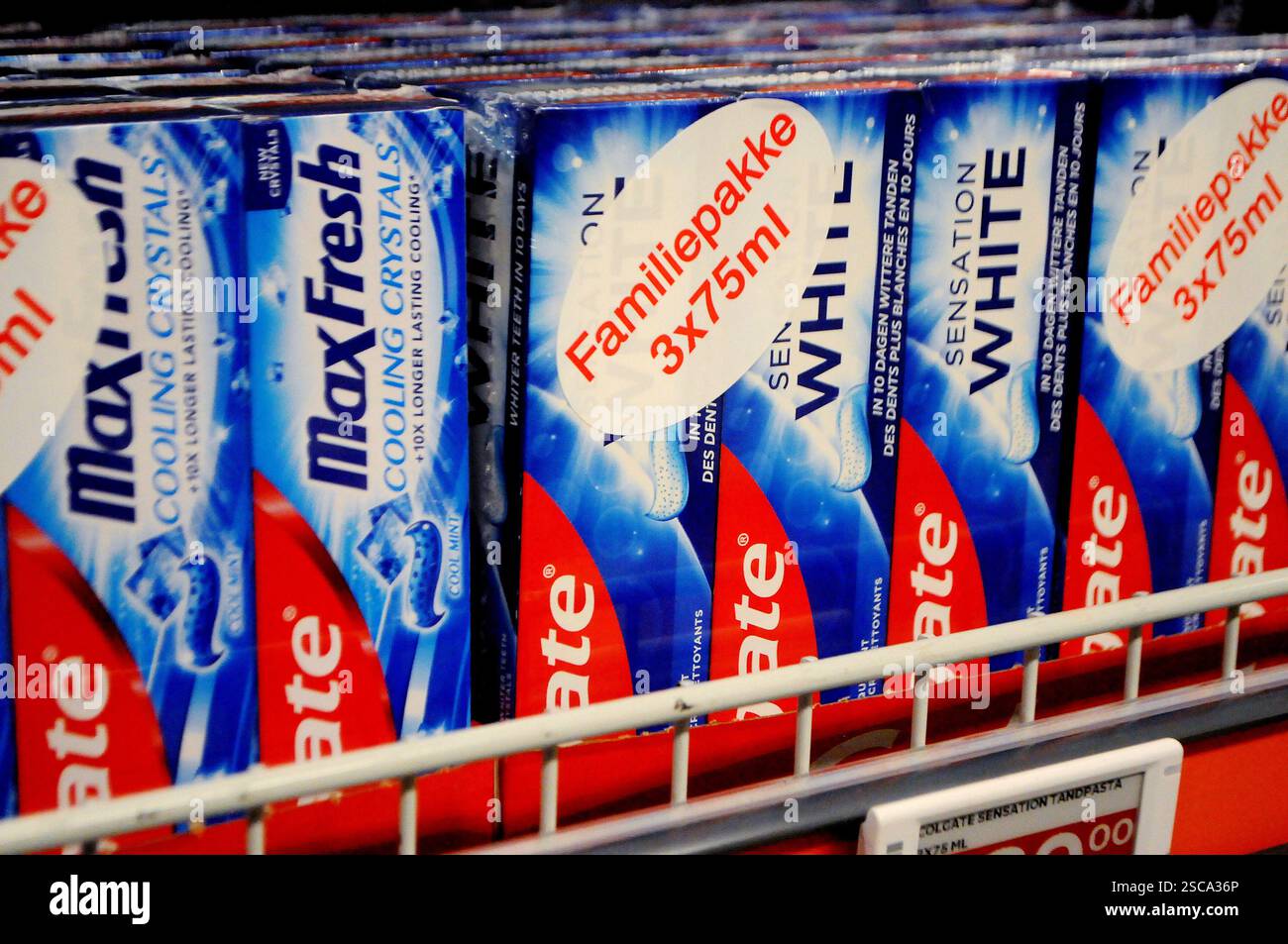 Copenhagen/ DenmarK/16 FEBRUARY 2025/ colgate tooth paste toothpaste ...